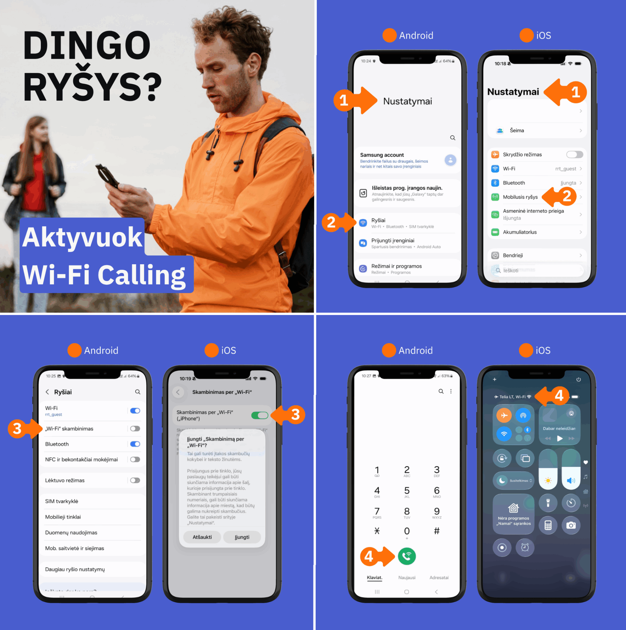 Skambinti galima be mobiliojo ryšio: RRT paaiškina, kas yra Wi-Fi ...